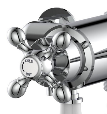 Thermostatic Traditional Exposed Shower Mixer Valve Dual Control ...