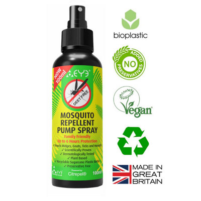 Theye Deet Free Extra Strong Mosquito Repellent Pump Spray 100ml