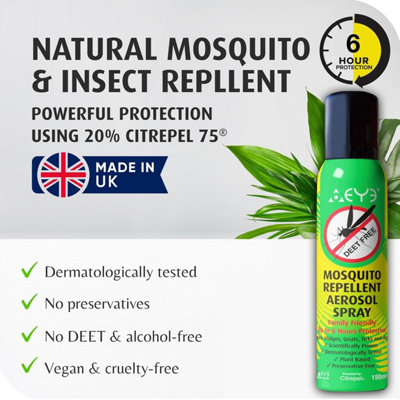 Theye Deet Free Extra Strong Mosquito Repellent Spray