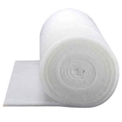 Thickness 12-15mm Roll Length 5M AQUARIUM POND FILTER MEDIA WOOL FLOSS ...