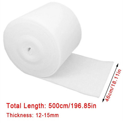 Thickness 12-15mm Roll Length 5M AQUARIUM POND FILTER MEDIA WOOL FLOSS ...