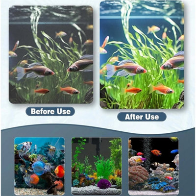 Thickness 12-15mm Roll Length 5M AQUARIUM POND FILTER MEDIA WOOL FLOSS ...