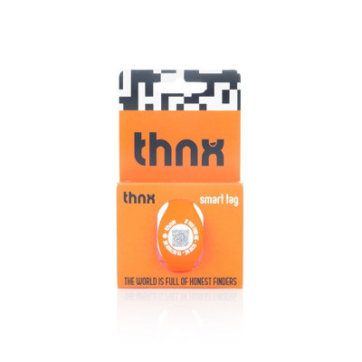 thnx tag SOS Bracelet Airtag - orange