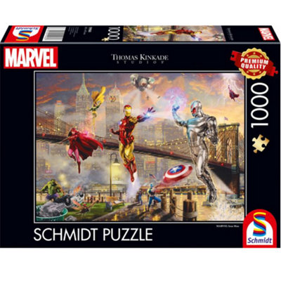 Thomas Kinkade: Marvel Iron Man (1000pc) - Brand New and Sealed