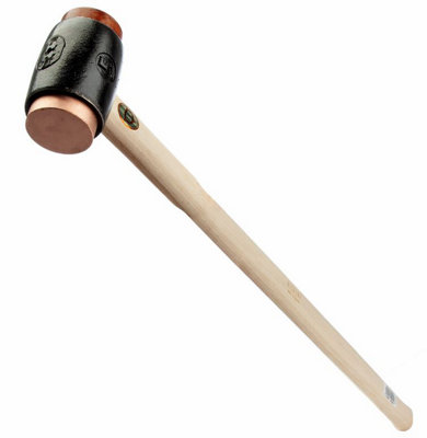 Thor 03-222 222 Copper / Hide Hammer Size 5 (70mm) 5000g THO222