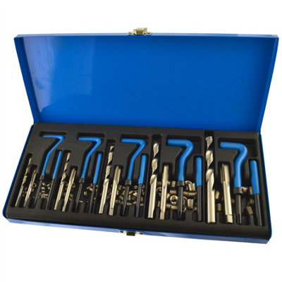 Thread installation and repair kit helicoil set 130pc metric sizes M5 ...