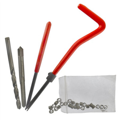 Thread installation and repair kit helicoil set 131pc metric sizes M5 ...