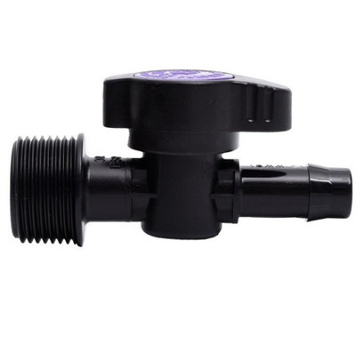 Thread Valve 13mm x 3/4" BSP Male Thread Barb Garden Irrigation System ...
