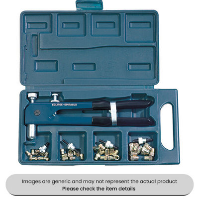Threaded Insert Tool with Nutserts & Nose/Bush Mandrel Kits Pack Qty 1