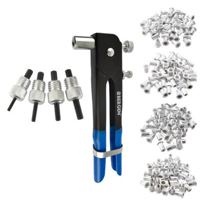 Threaded Nut Rivet Riveter Riveting Nut Sert Tool With M3 M4 M5 M6 Nut ...