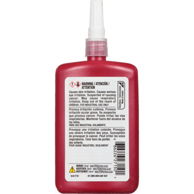 Threadlock High Strength Fast Acting Nut & Bolt Thread Lock Sealant 4x50 ml