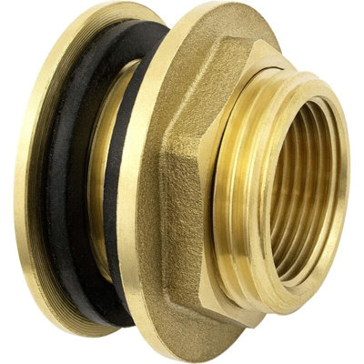 Three Quarter Inch Brass Wall Feedthrough Stainless Steel with Two ...