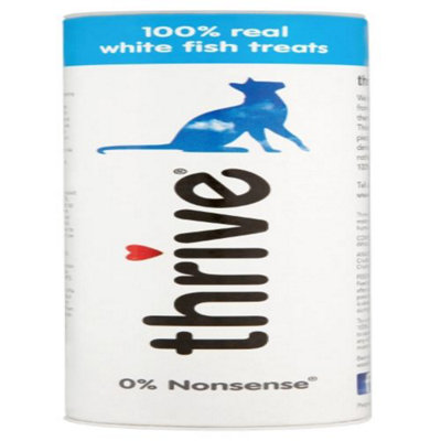 Thrive Cat Treats 100% White Fish 15g x 12