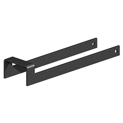 Throw Over Loop Gate Latch 12" Heavy Duty Black 3" Wide for Horse ...