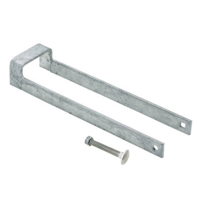 THROW OVER LOOP GATE LATCH 12" HEAVY DUTY GALV 2" WIDE FOR HORSE ...