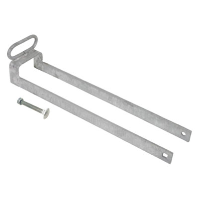 Throw Over Loop Gate Latch 14" Heavy Duty Galv 3" with Lifting Handle ...
