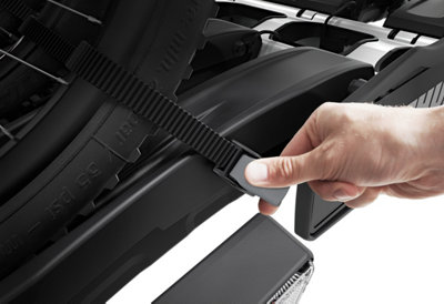 Thule EasyFold 2 Bike Cycle Carrier Rack with Loading Ramp, Tow Bar Mounted