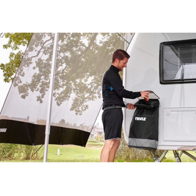 Thule Trash Bin in Black and Grey