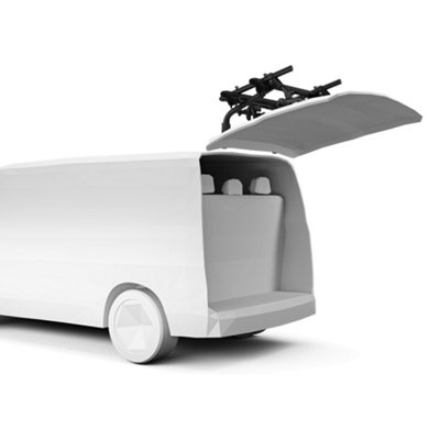 Thule WanderWay Bike Cycle Carrier Rack in Black Tailgate, for VW ...