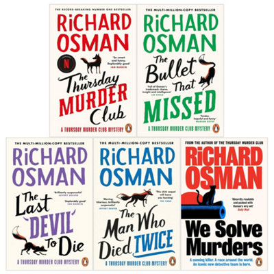 Thursday Club Mysteries & We Solve Murders Series By Richard Osman 5 ...