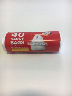 Tidyz - Handy Bags With Tie Handle - Roll of 40