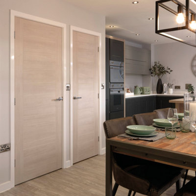 Tigris Ivory Laminate Internal Fire Door