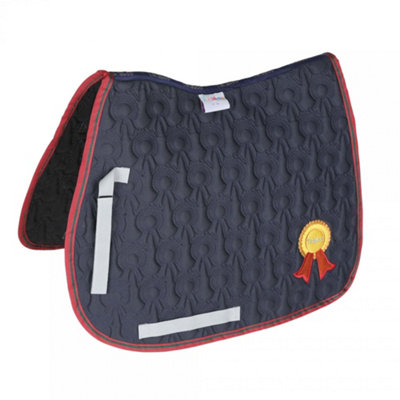 Tikaboo Childrens/Kids Horse Saddlepad Navy (15in - 16.5in)
