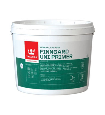 Tikkurila Finngard Uni Primer - Acrylic Primer For Masonry Facades - 10 ...