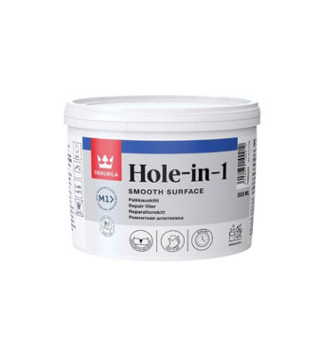 Tikkurila Hole-In-1 - Ultra Light Interior Filler - For Holes, Cracks ...