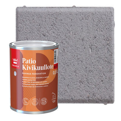 Tikkurila Patio Paving Stain - For Garden Concrete Stones & Slabs ...