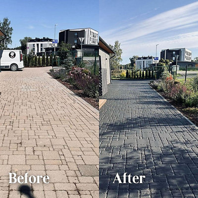 Tikkurila Patio Paving Stain - For Garden Concrete Stones & Slabs ...