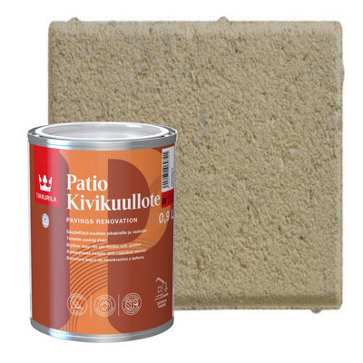 Tikkurila Patio Paving Stain - For Garden Concrete Stones & Slabs ...
