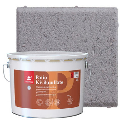 Tikkurila Patio Paving Stain - For Garden Concrete Stones & Slabs ...