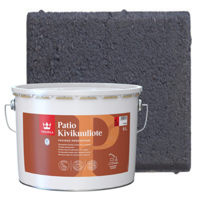 Tikkurila Patio Paving Stain - For Garden Concrete Stones & Slabs ...