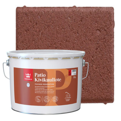 Tikkurila Patio Paving Stain - For Garden Concrete Stones & Slabs ...