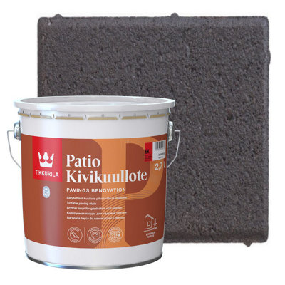 Tikkurila Patio Paving Stain - For Garden Concrete Stones & Slabs ...