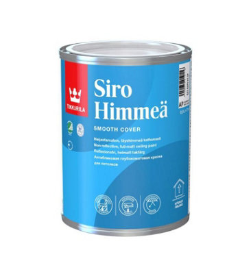 Tikkurila Siro Matt - Non-Reflective, Full Matt Paint For Interior ...