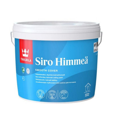 Tikkurila Siro Matt - Non-Reflective, Full Matt Paint For Interior ...