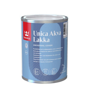 Tikkurila Unica Akva Lacquer - Semi-Gloss Lacquer For Interior ...