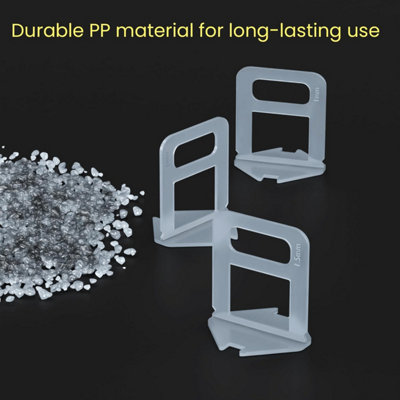 Tile Levelling System Kit Reusable Tile Spacer Wedge Clip Floor Wall Tool