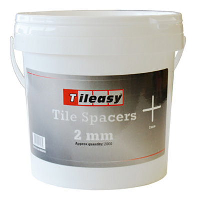 Tileasy 1 Litre Tub of 2mm Tile Spacers (Approx 1000 Spacers)