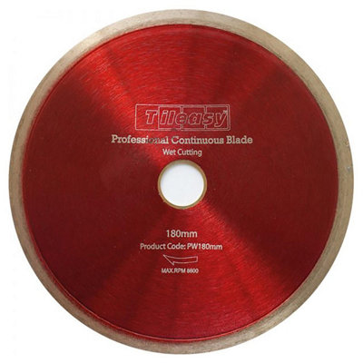 Tileasy 180mm Professional Wet Continuous Blade
