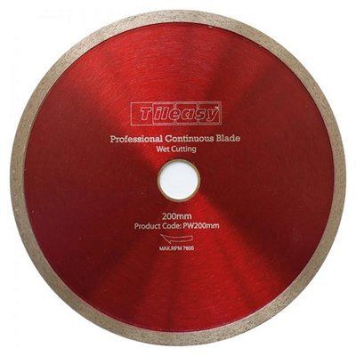 Tileasy 200mm Professional Wet Continuous Blade