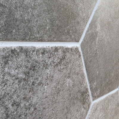 Tiles360 Felix Hexagon Silver Grey Outdoor Tile Paving Slabs Porcelain ...