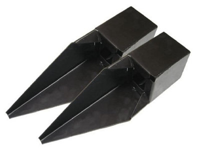 Timber Fence Post Repair Spur 4" (Pack of 2 Wedge Grip Metal Support 100MM)