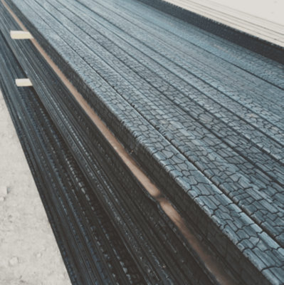 Timber Focus Deep Charred Austrian Larch Square Boarding (L) 4m (W ...