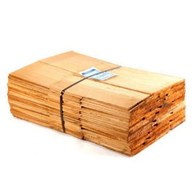 TIMBER FOCUS SHINGLES BUNDLE CEDAR PREMIUM CERTIGRADE 5X (L) 406MM 2 ...