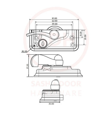 Timber Series High Security Heritage Cam Lock - Premium Satin