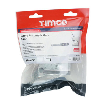 TIMCO Automatic Gate Latch Heavy Duty Hot Dipped Galvanised - 2"