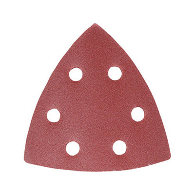 Timco - Delta Sanding Pads - 180 Grit - Red (Size 95 x 95mm - 5 Pieces ...